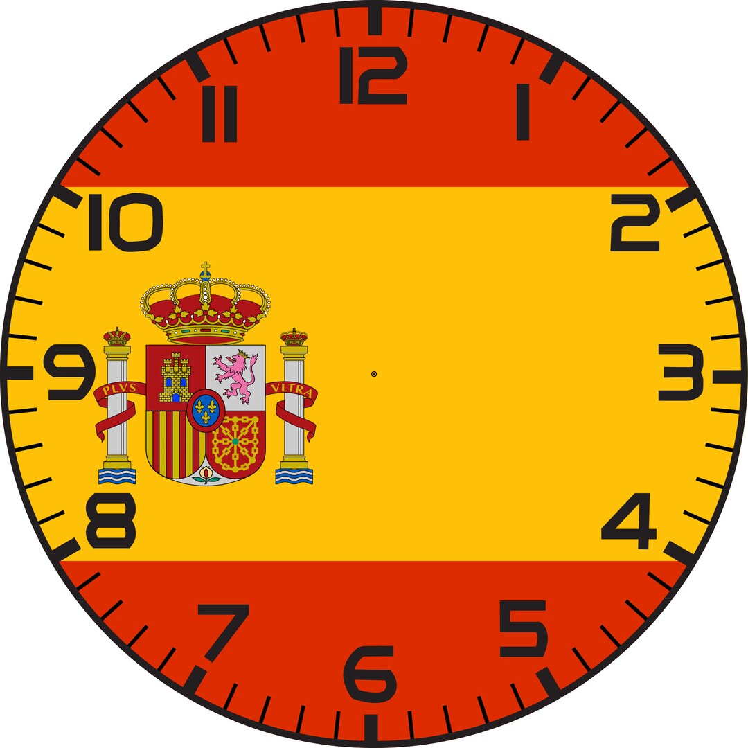 Spain Themed Wall Clock Designs, Wall Clock Png, Clipart, Spain, Clock ...