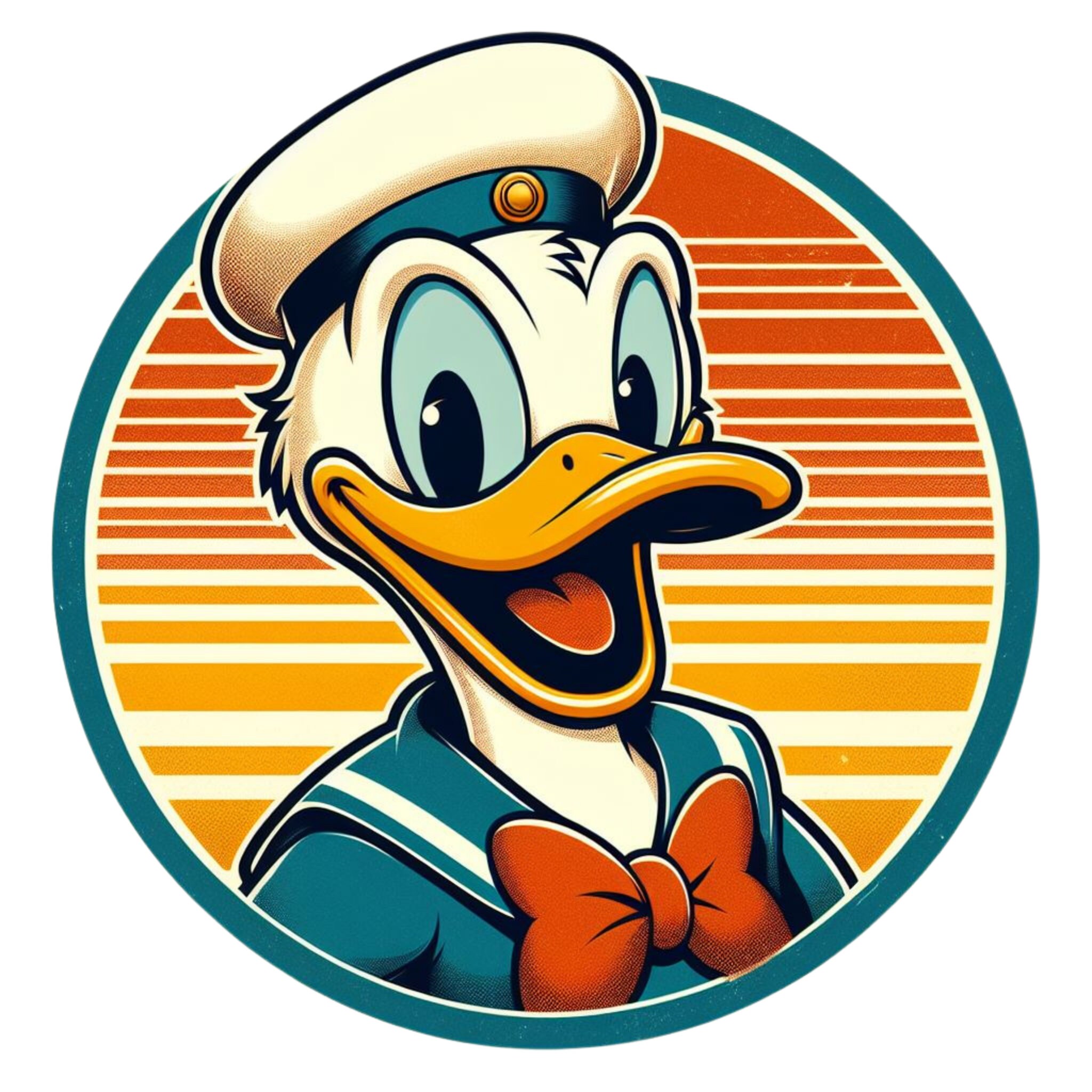 Donald Duck Clipart, Donald Duck Retro Design, Donald Duck Png, Donald ...
