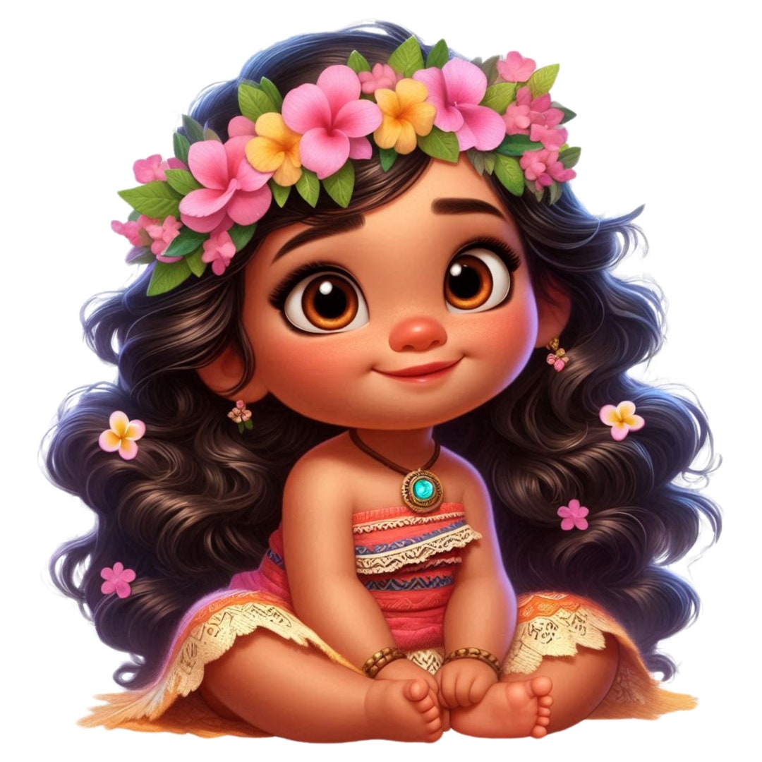 Princess Moana Baby Princess, Moana Png, Sublimation Image, Poster, T ...