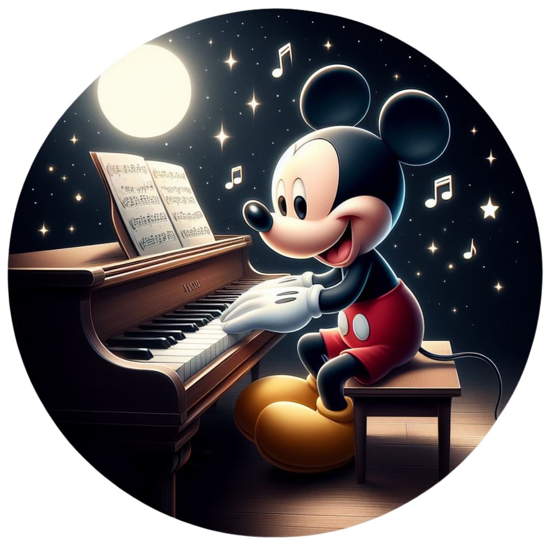 Pianist Mickey Mouse Png, Clipart, Piano Png, Transparent Image, High ...