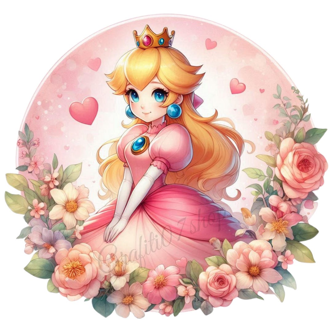 Princess Peach Png, Super Mario Characters, Princess Clipart ...