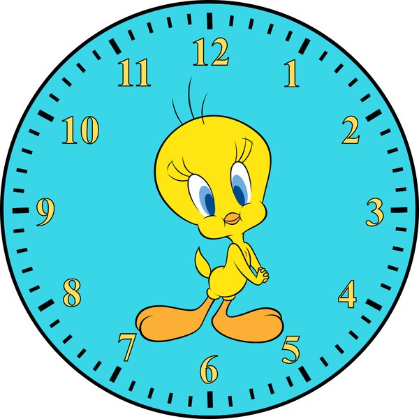 Cartoon Themed Clock - Etsy