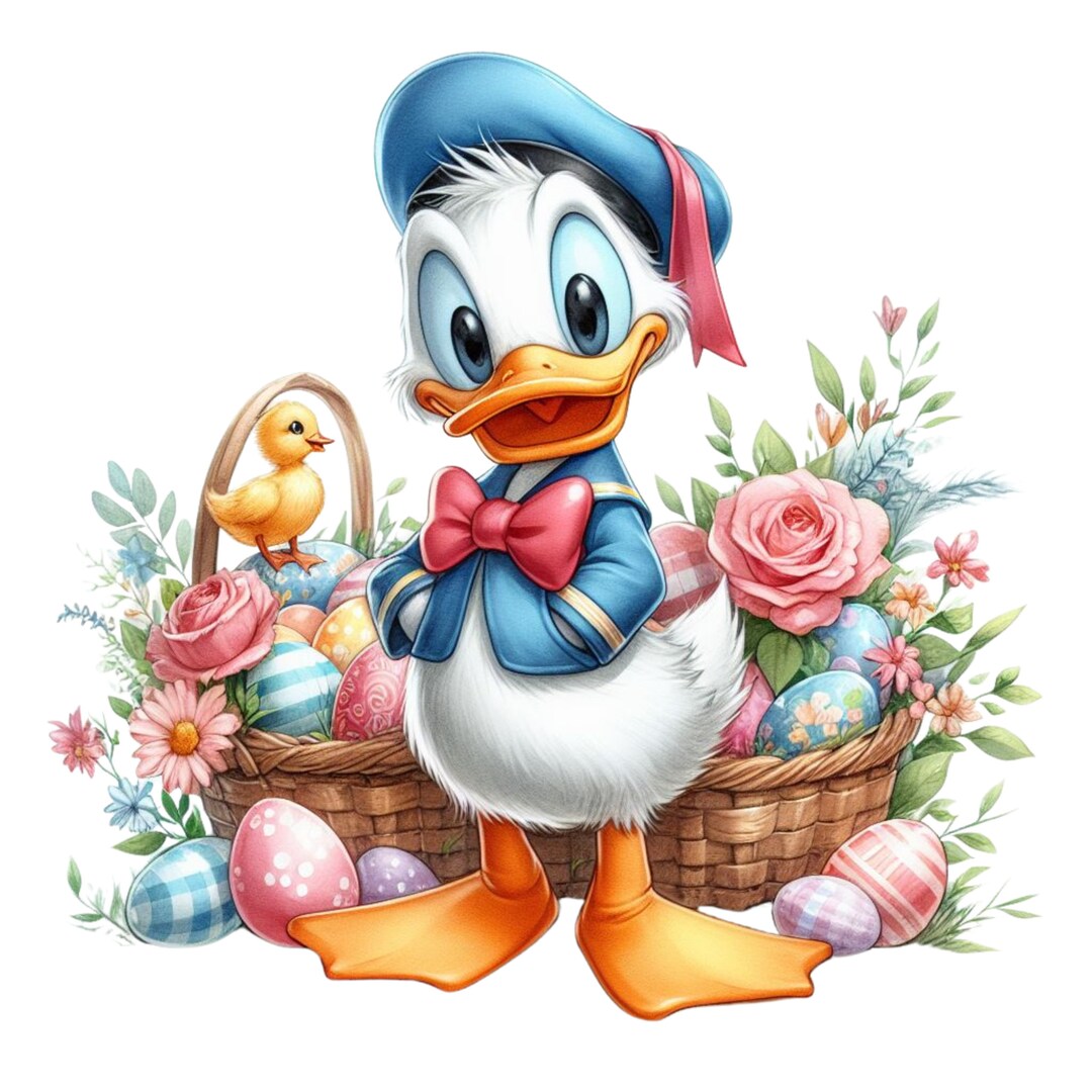 Donald Duck Clipart, Donald Duck Png, Cute, Cute Duck Clipart , Instant ...