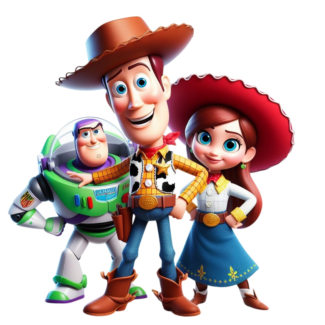 Sheriff Woody Clipart, Jessie Clipart, Buzz Lightyear Clipart, Toy ...
