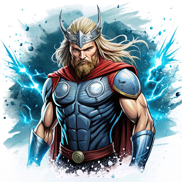 Thor Clipart - Etsy