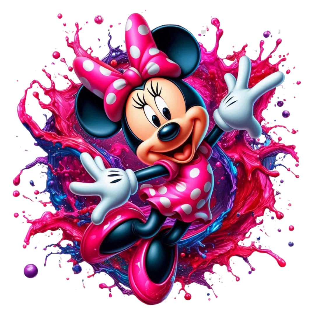 Minnie Mouse Png, Watercolor, Transparent Image, Minnie Mouse Clipart ...