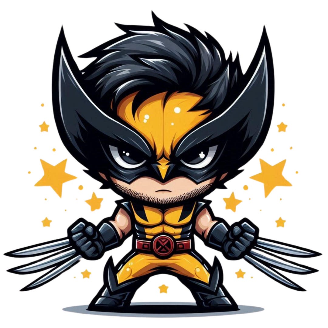 Wolverine Png, Little Wolverine, Chibi Wolverine, Transparent Image ...