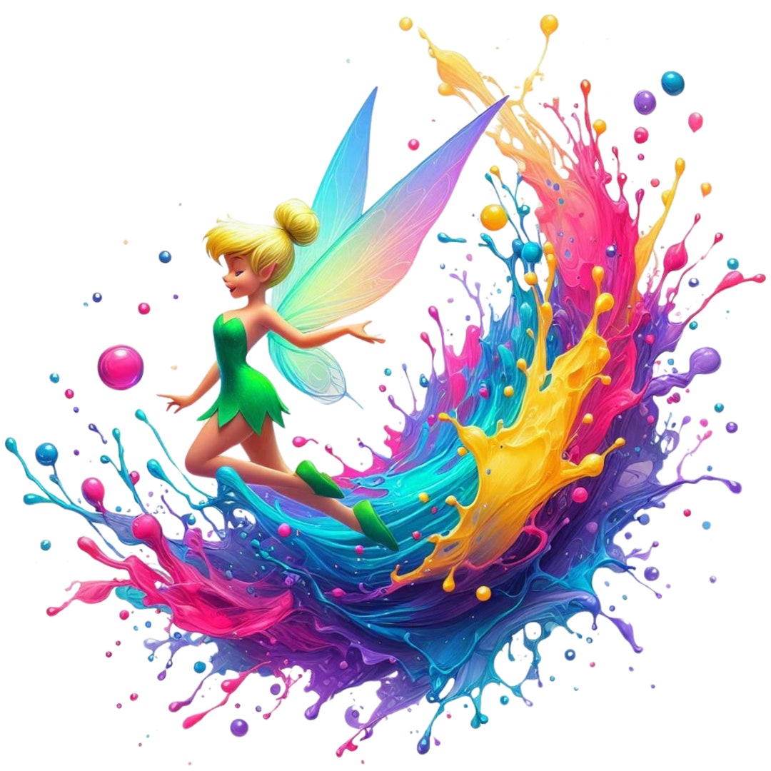 Tinker Bell Png, Clipart, Watercolor Design, Splash, Peter Pan, Cute ...