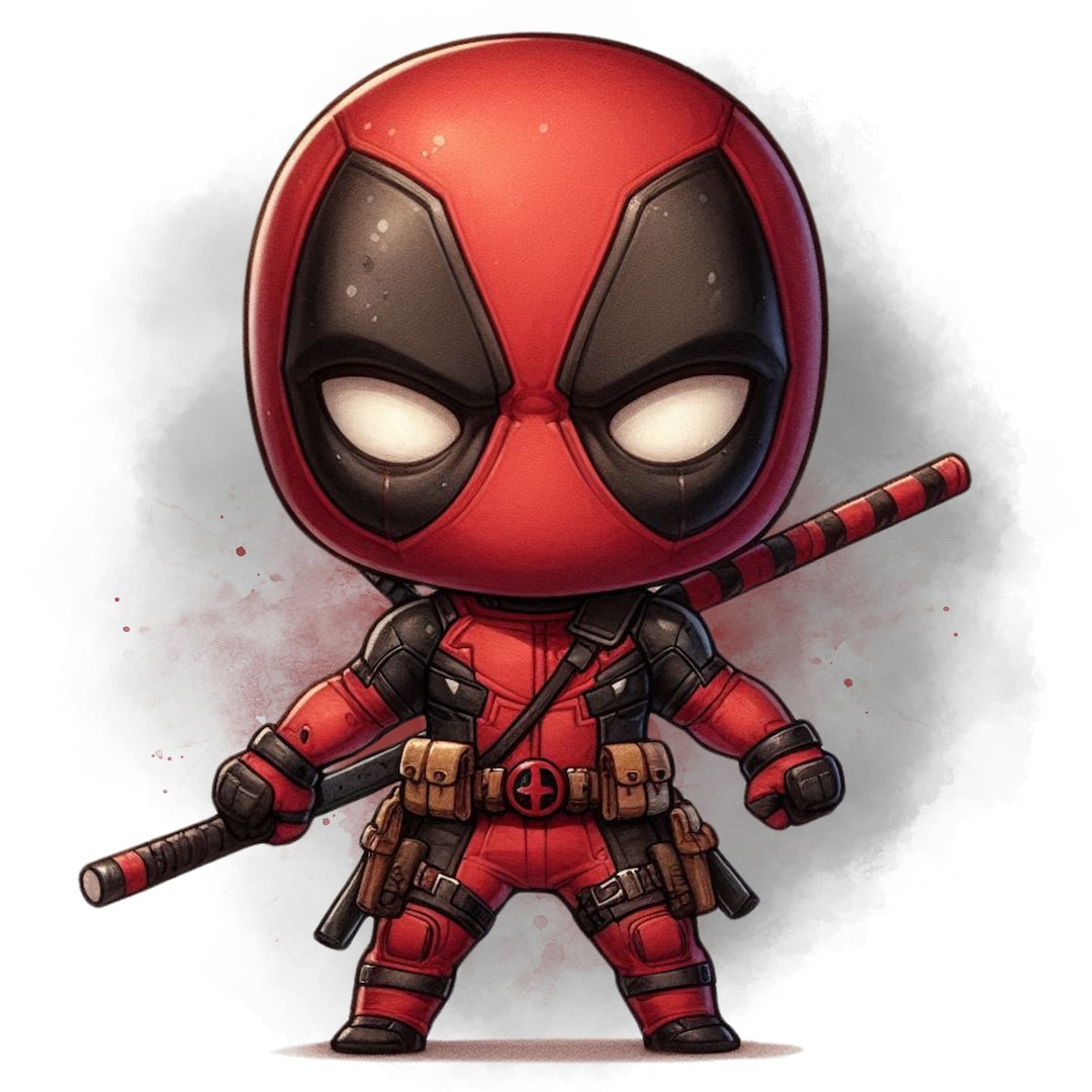 Deadpool Png, Little Deadpool, Chibi Deadpool, Transparent Background ...