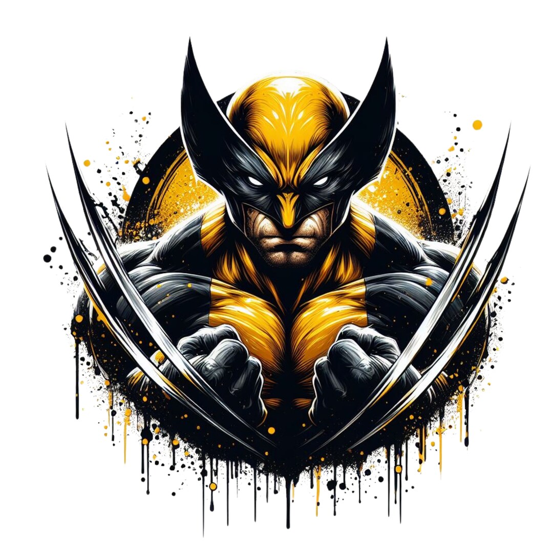 Buy Wolverine Clipart, Wolverine Png, Wolverine Splash Design ...