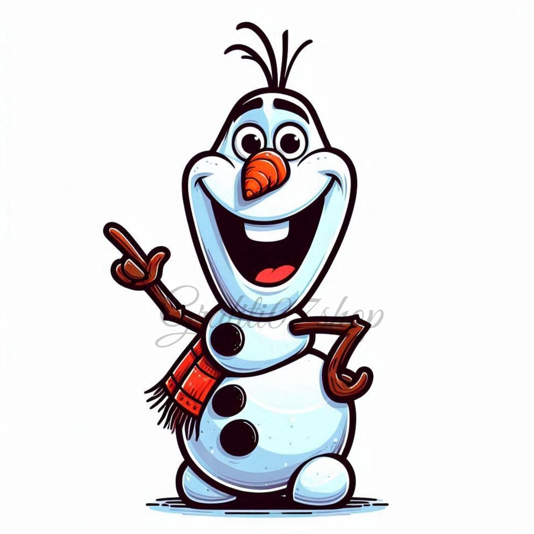 Olaf Png, Transparent Background, Princess Elsa, Snowman, Sublimation ...