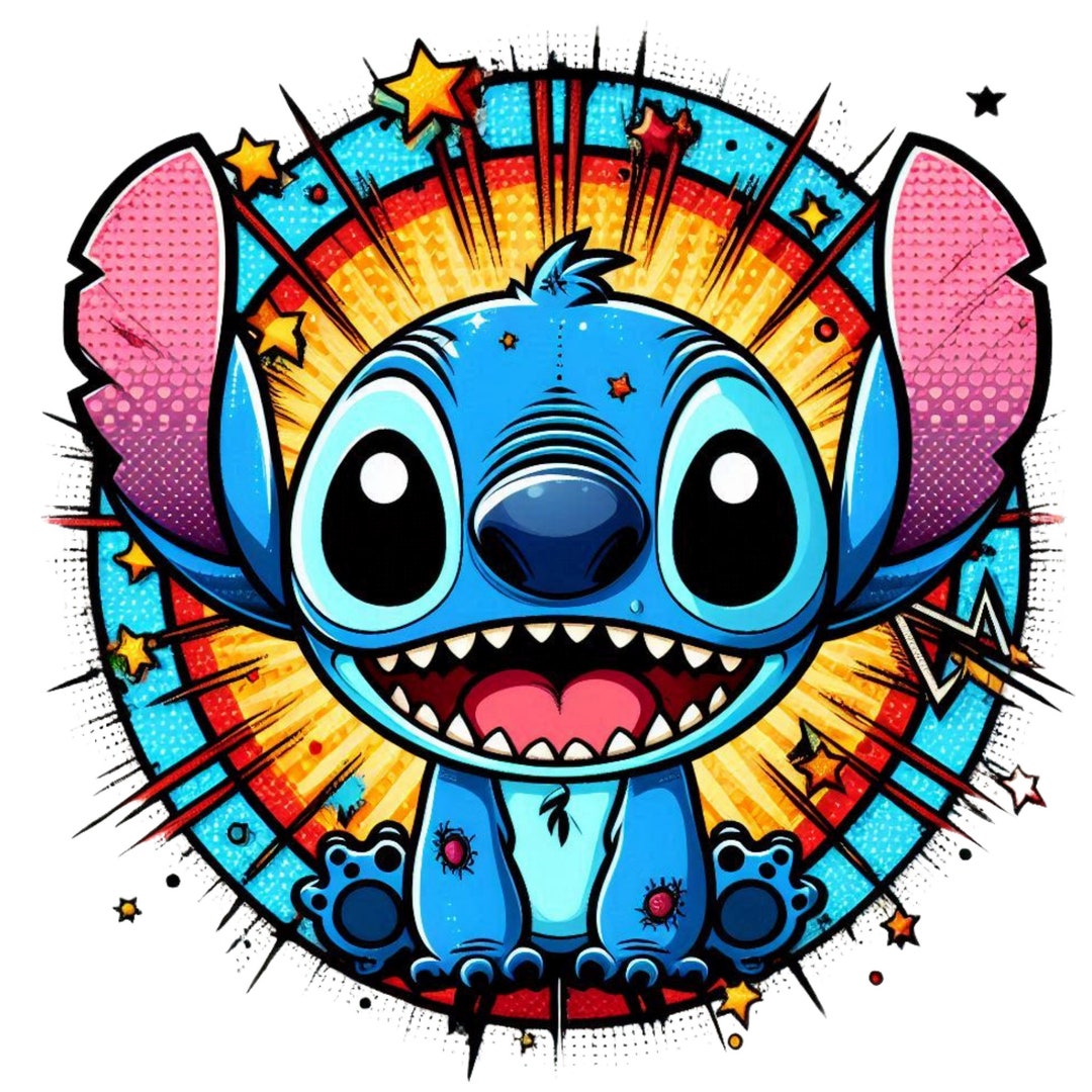 Stitch Png, Transparent Background, High Quality, Sublimation Image ...