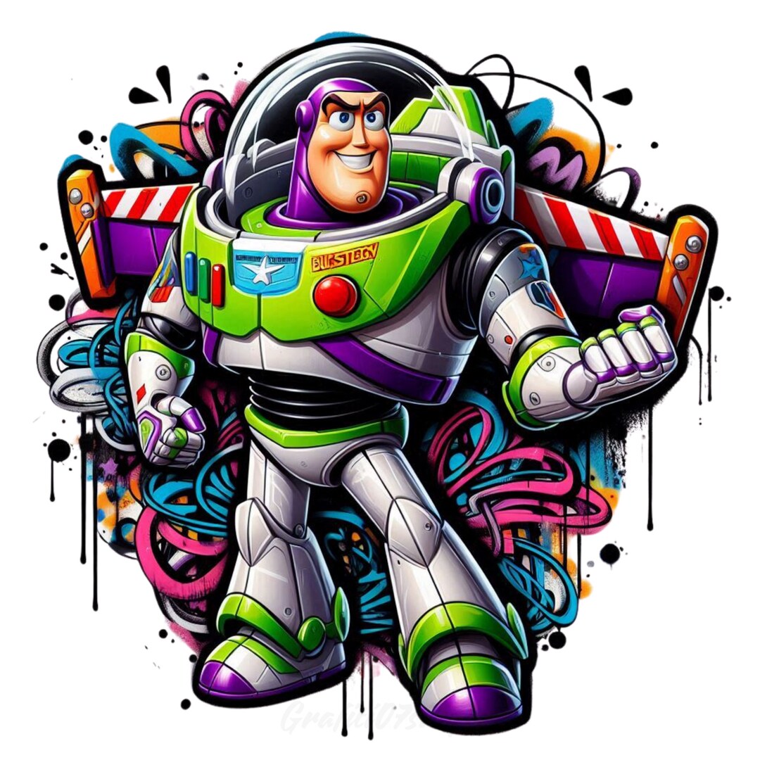 Buzz Lightyear Png, Clipart, Cartoon Character, Instant Download ...