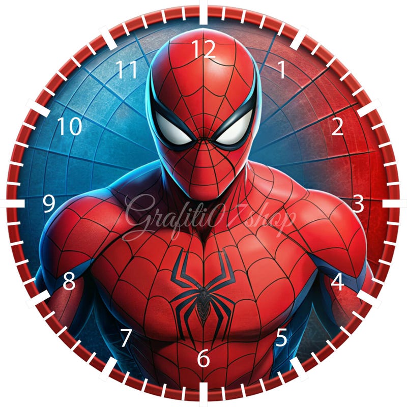 Spiderman Clocks - Etsy