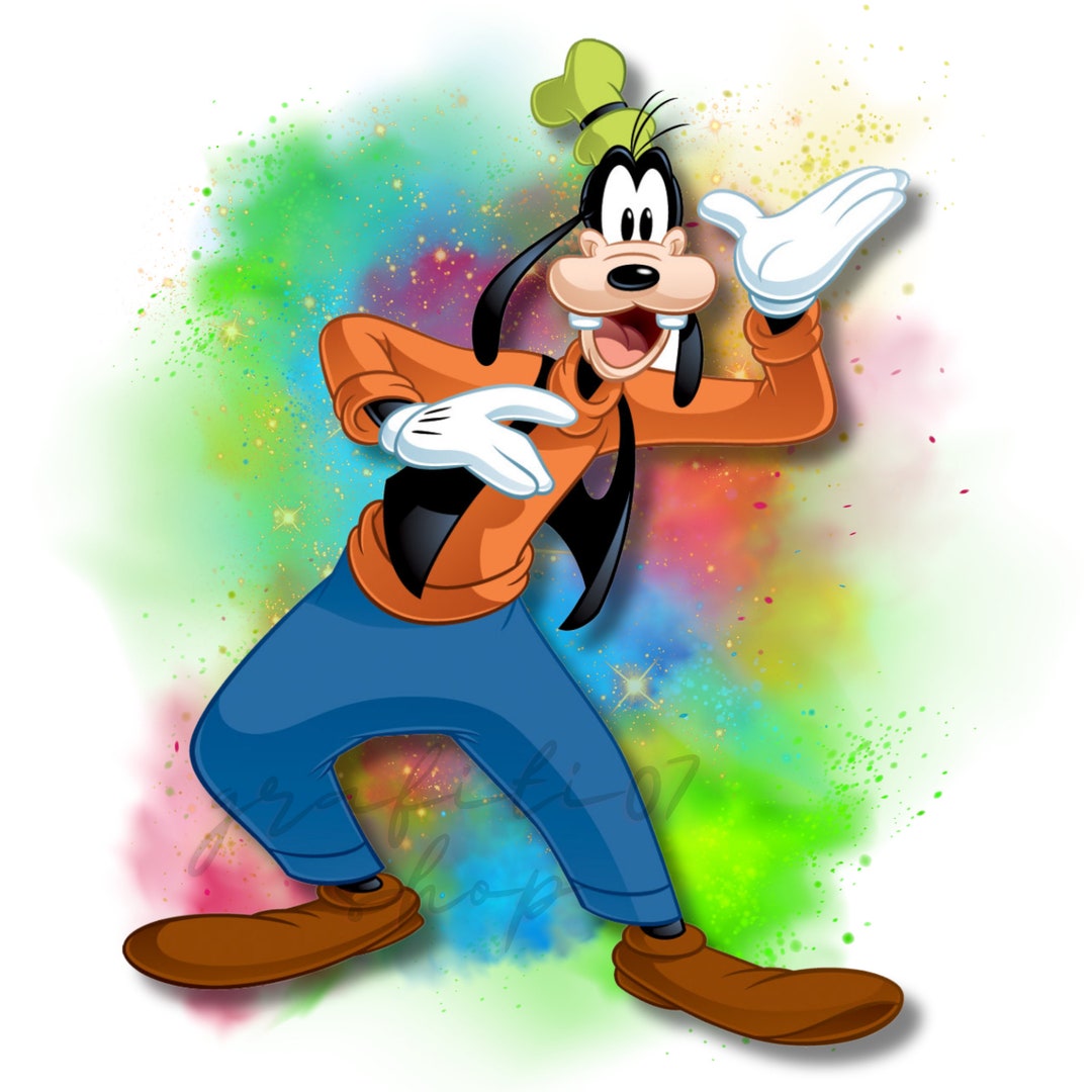 Goofy Png , Watercolor Design, Clipart, Goofy, Cartoon Character, Cute ...