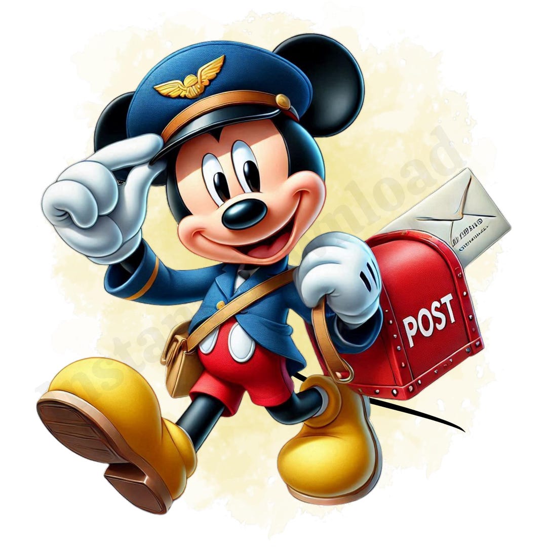 Mickey Mouse, PNG File, Postman Mickey Mouse Clipart, Transparent ...