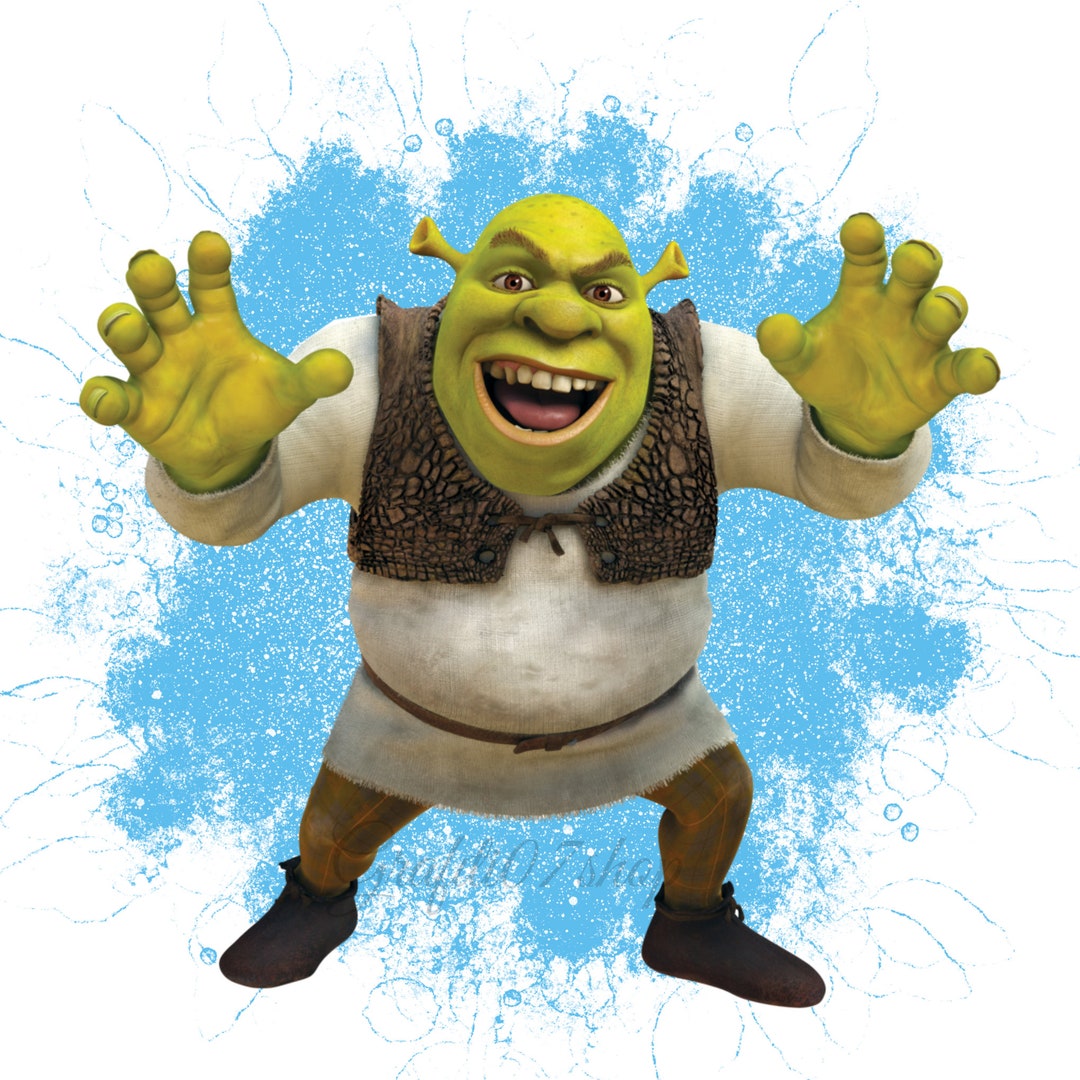 Shrek Watercolor Design Shrek Png Shrek Clipart Shrek - Etsy