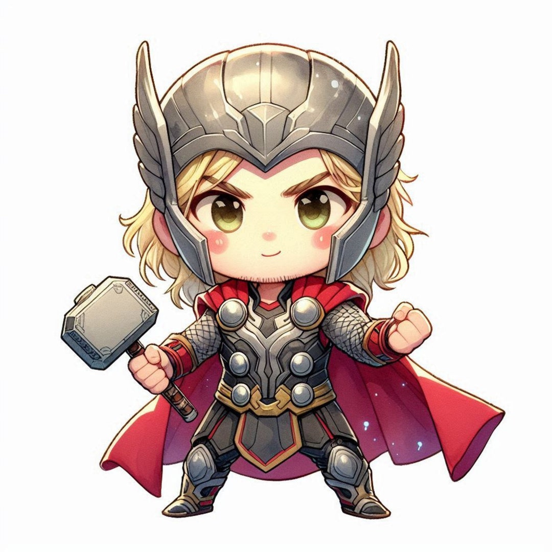Thor Png, Little Thor, Chibi Thor, Transparent Background, Avengers ...