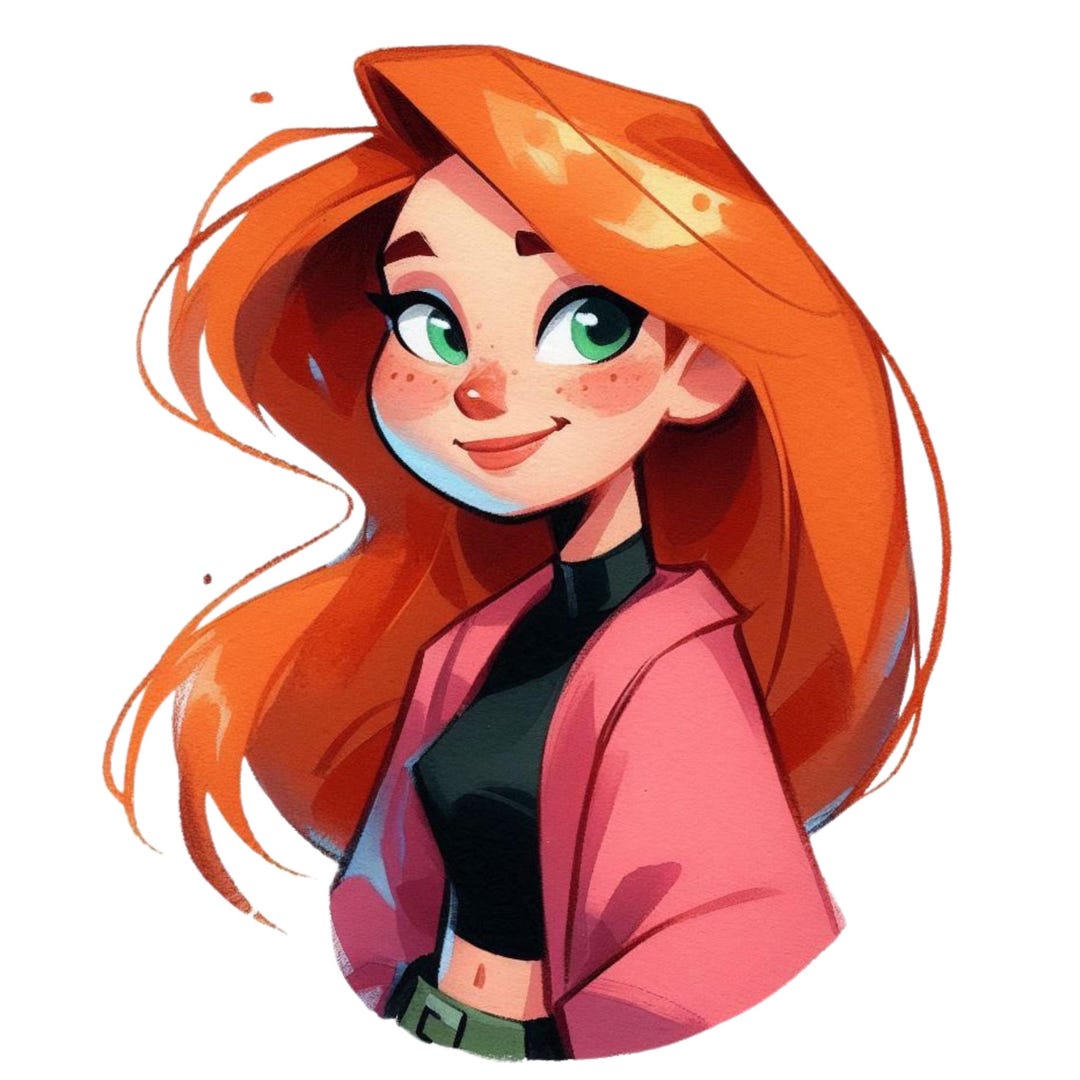 Kim Possible Png, Kim Possible Character, Sublimation Image, Vibrant ...