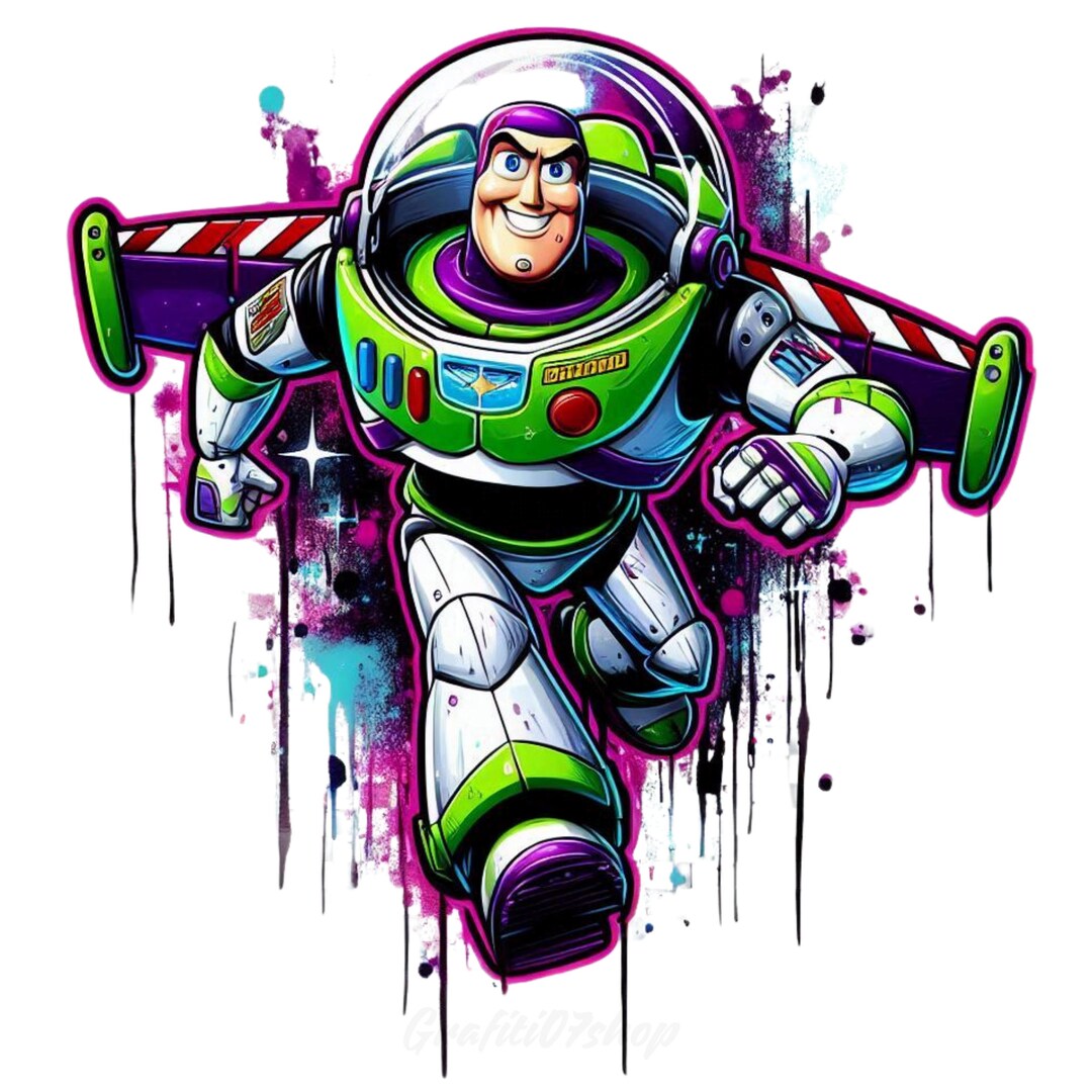 Buzz Lightyear Png, Clipart, Cartoon Character, Instant Download ...