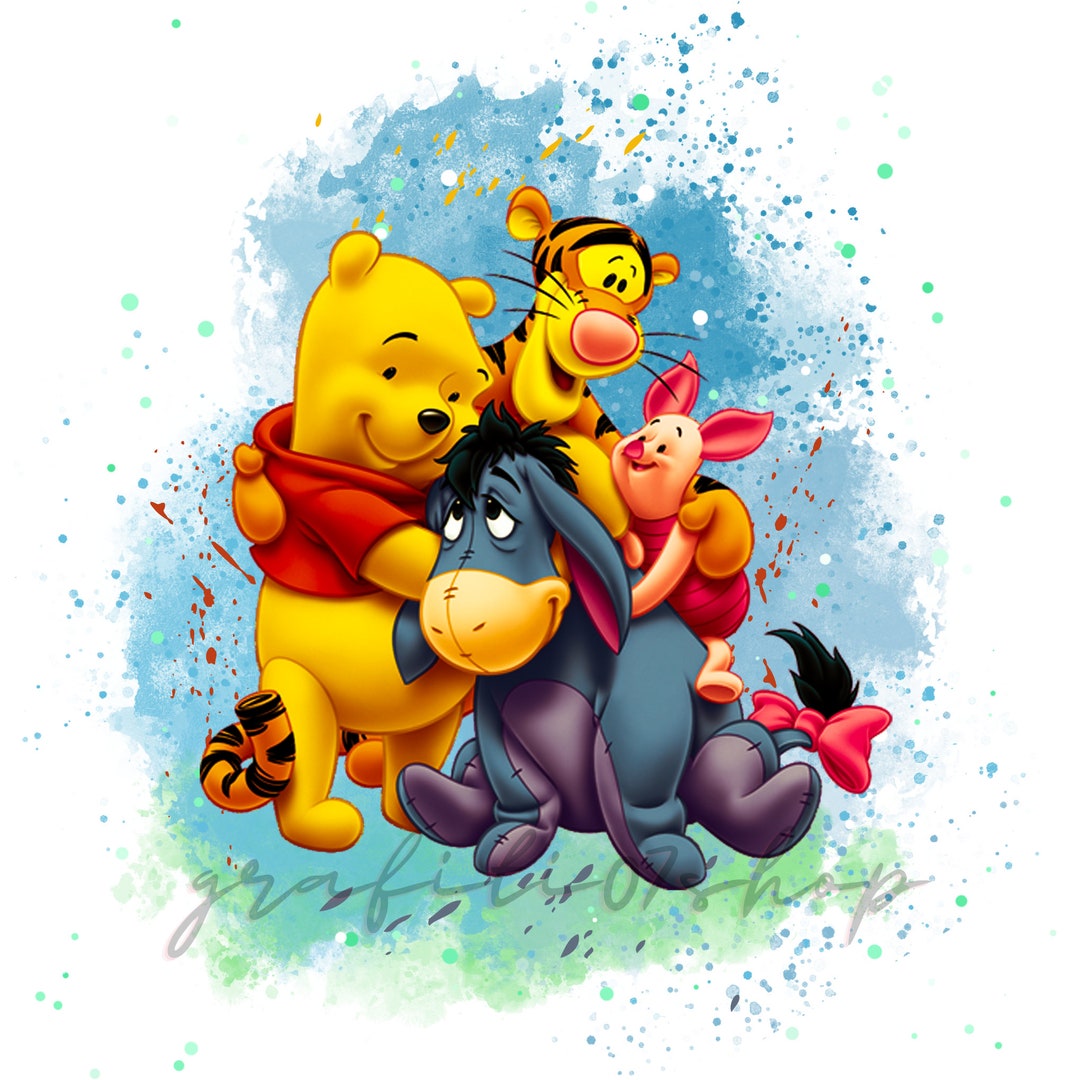 Winnie the Pooh Watercolor Design, Winnie Clipart, Winnie Transparent ...