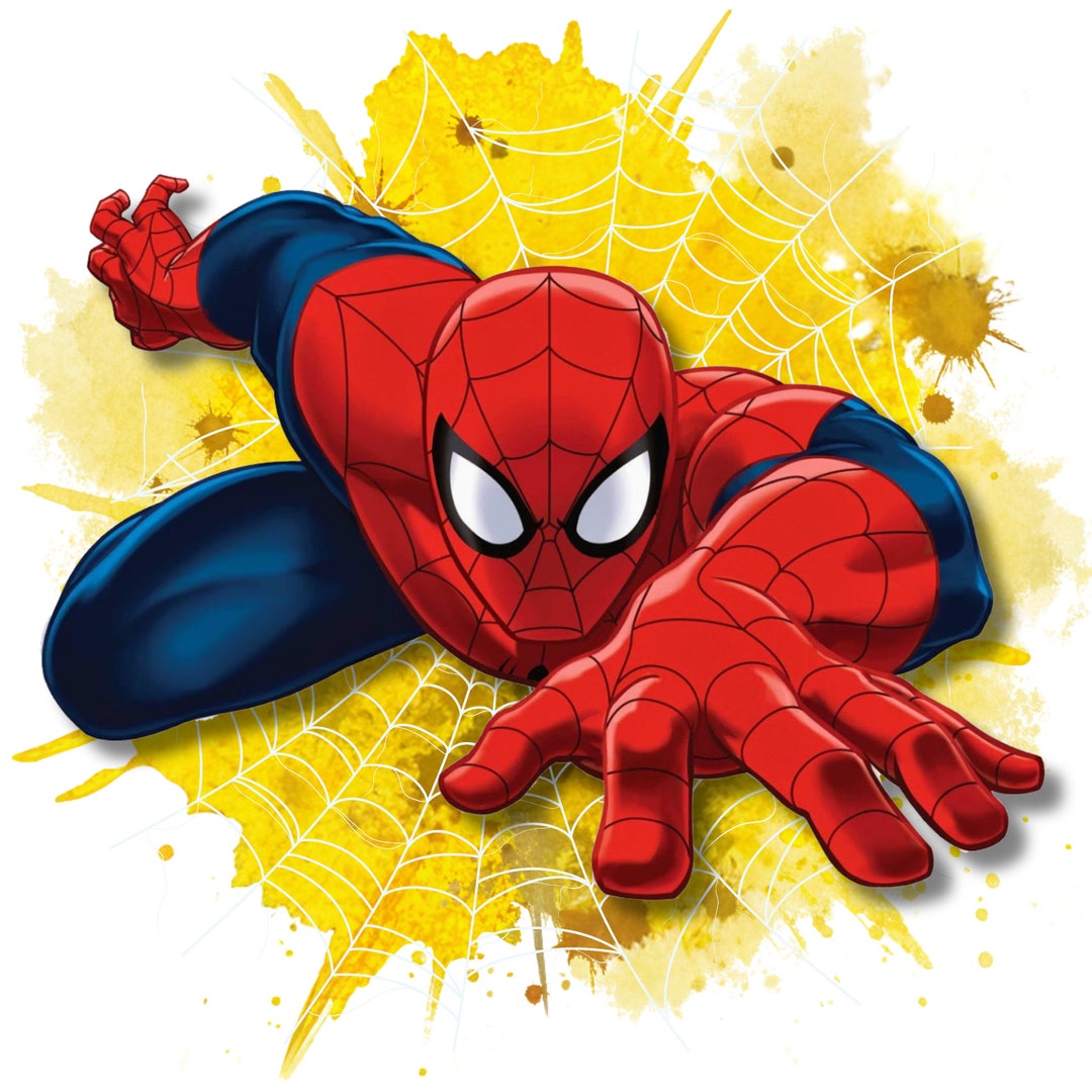 Spiderman Clipart, Spiderman Watercolor, Spiderman Png Design ...