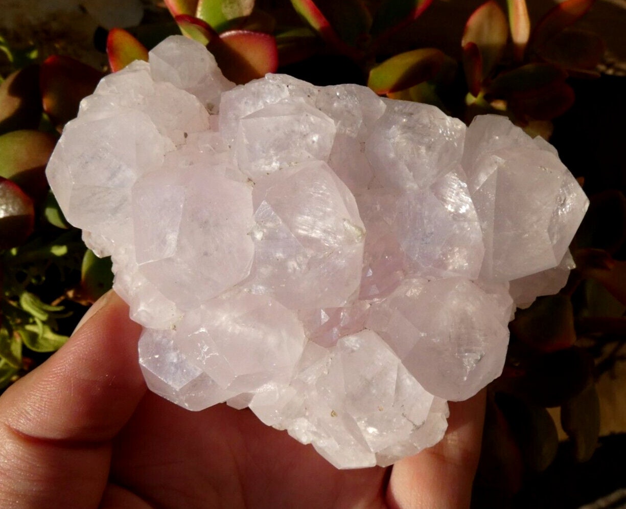 Rare Pink Calcite Crystals Cavnic Romania 9x7x4.5cm Minerals Stone ...