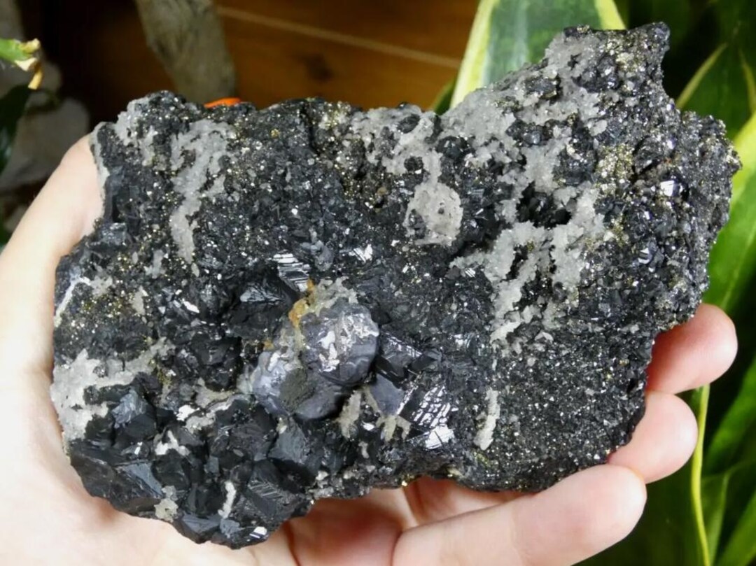 Rare Marmatite Sphalerite & Calcite Herja 11.5x7cm Romania Minerals ...