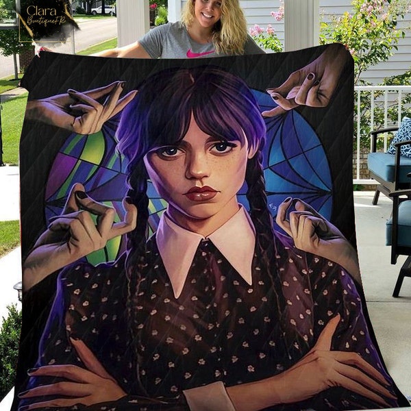 Wednesday Addams Quilt - Etsy