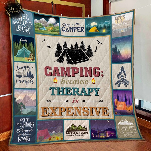 Camping Quilt - Etsy