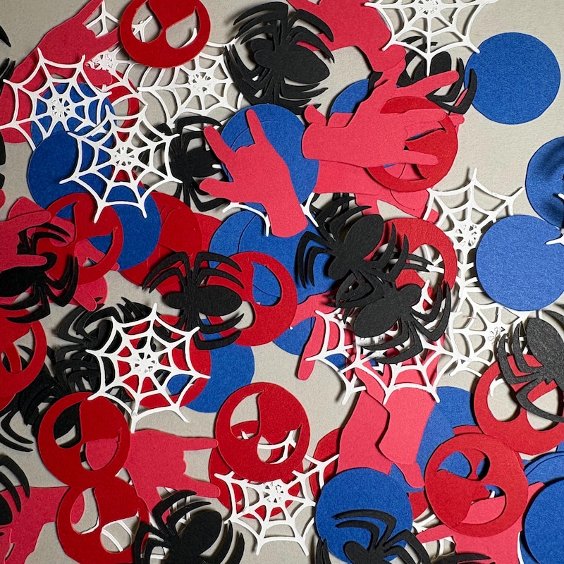 Spiderman Confetti - Etsy UK