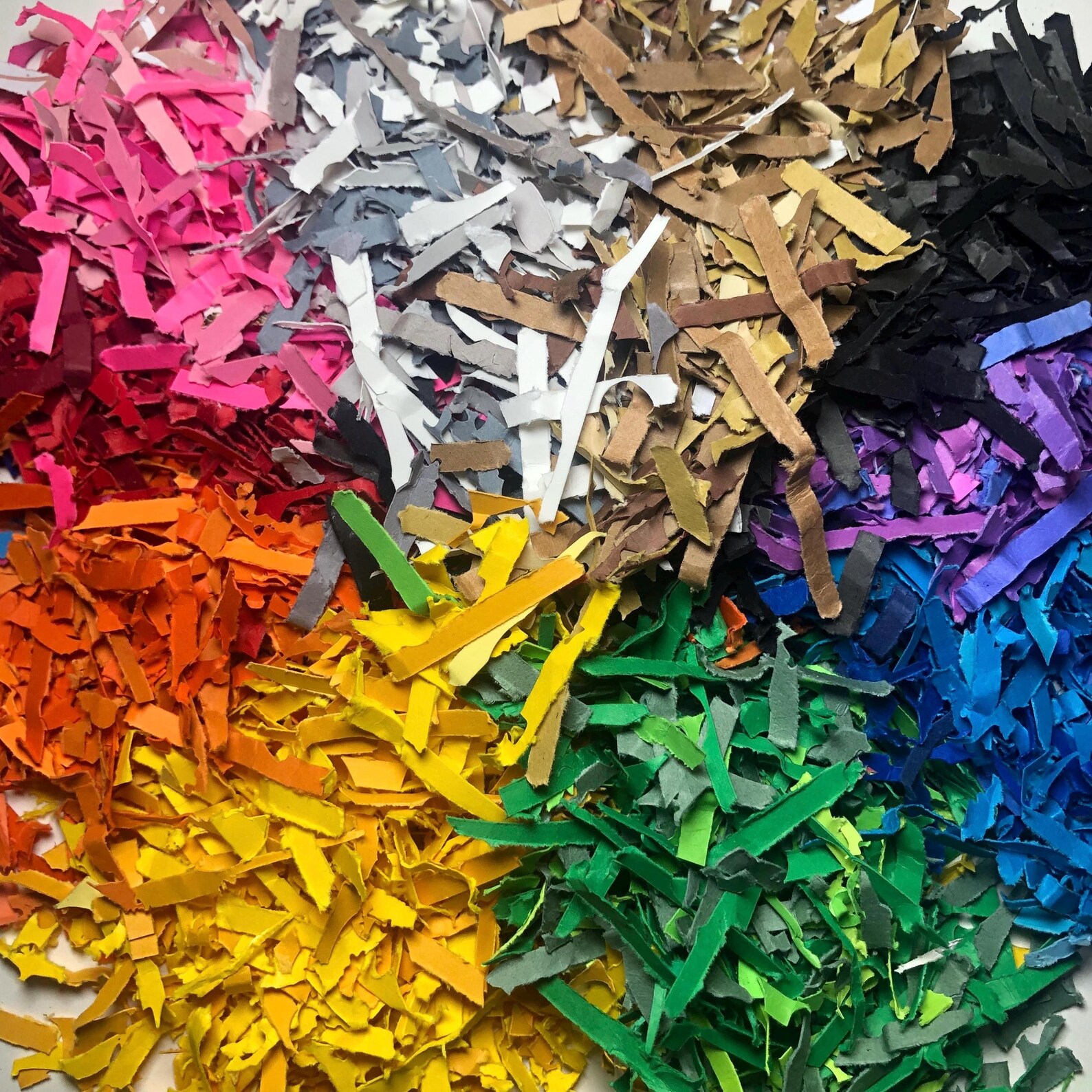 1oz Mixed Shredded Paper Filler - Etsy