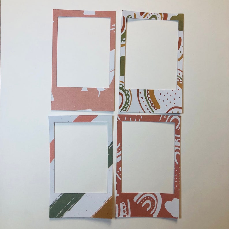 10pc Boho Pattern Polaroid Frame Cut Outs - Etsy