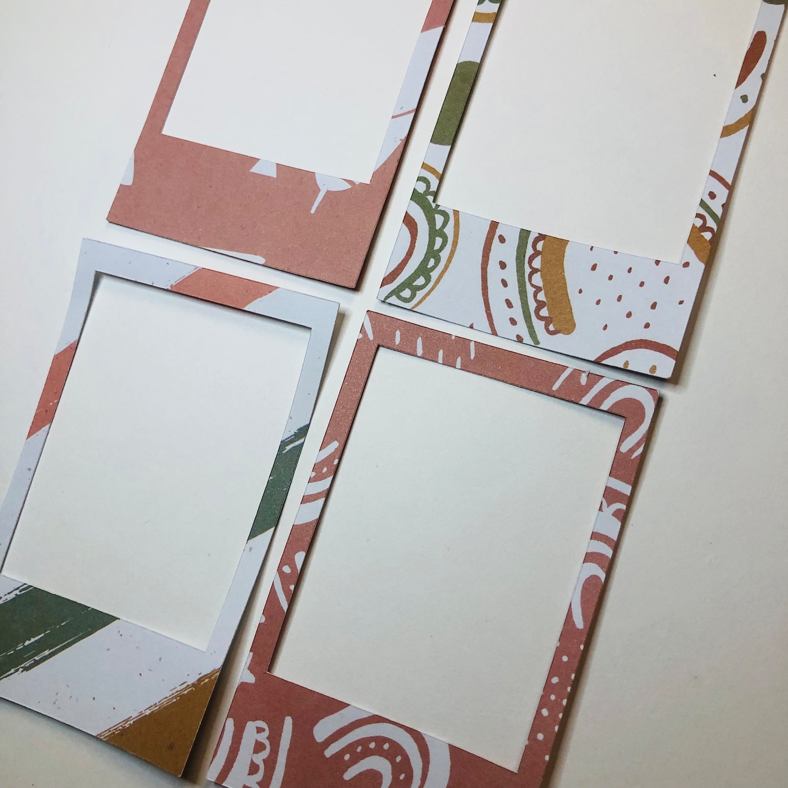10pc Boho Pattern Polaroid Frame Cut Outs - Etsy