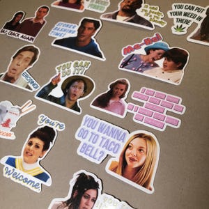 Y2K Movie Quote Themed Sticker Pack - Etsy
