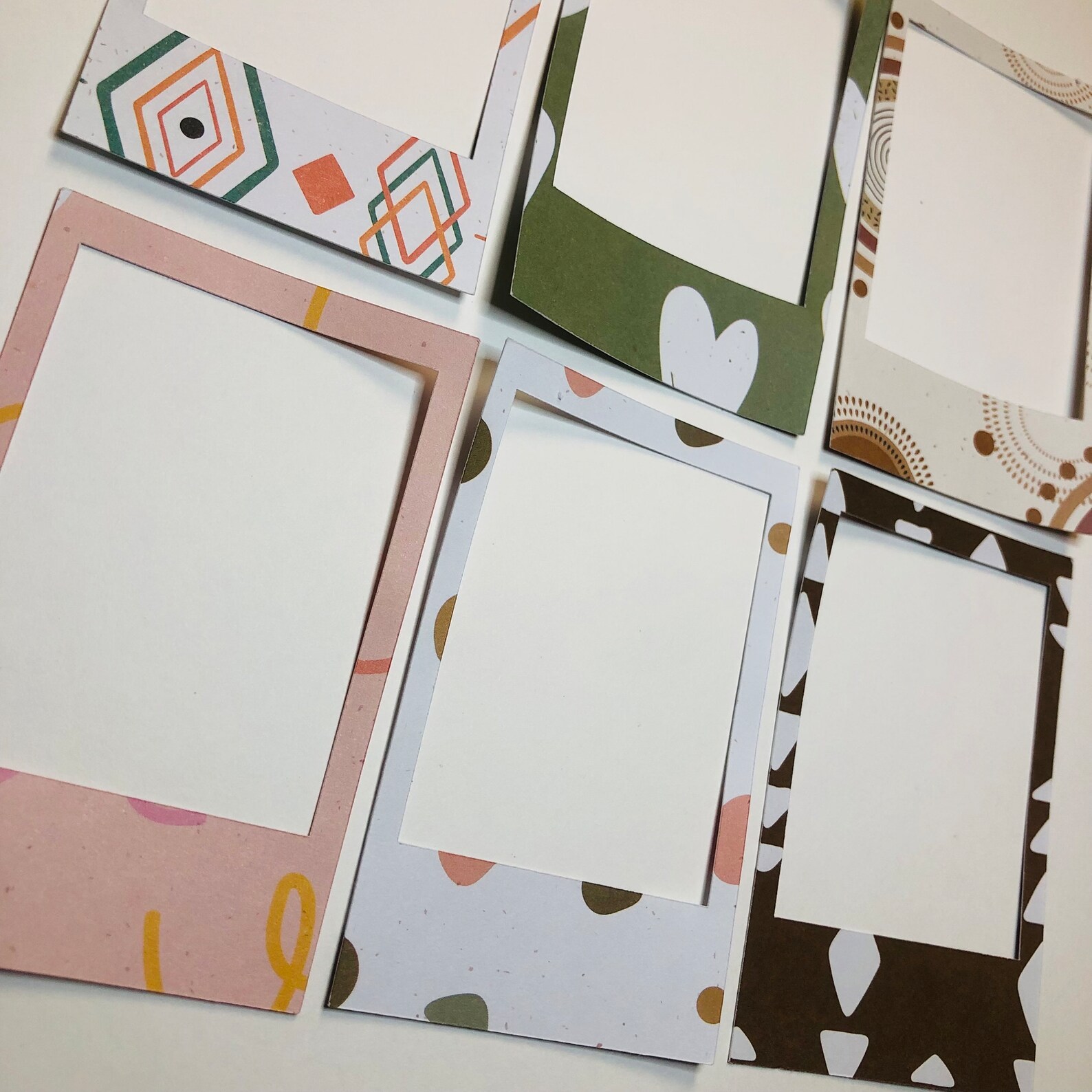 10pc Boho Pattern Polaroid Frame Cut Outs - Etsy