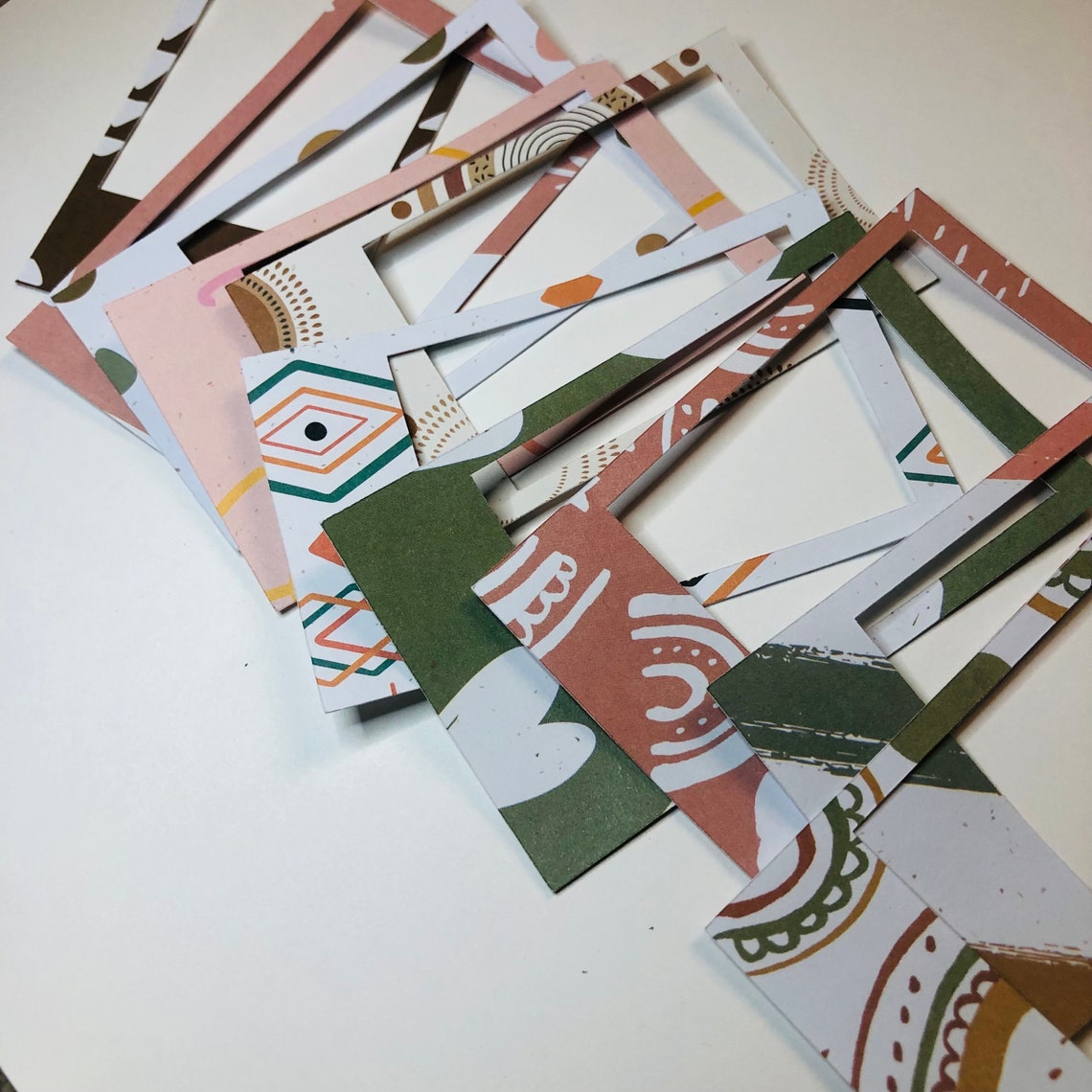 10pc Boho Pattern Polaroid Frame Cut Outs - Etsy