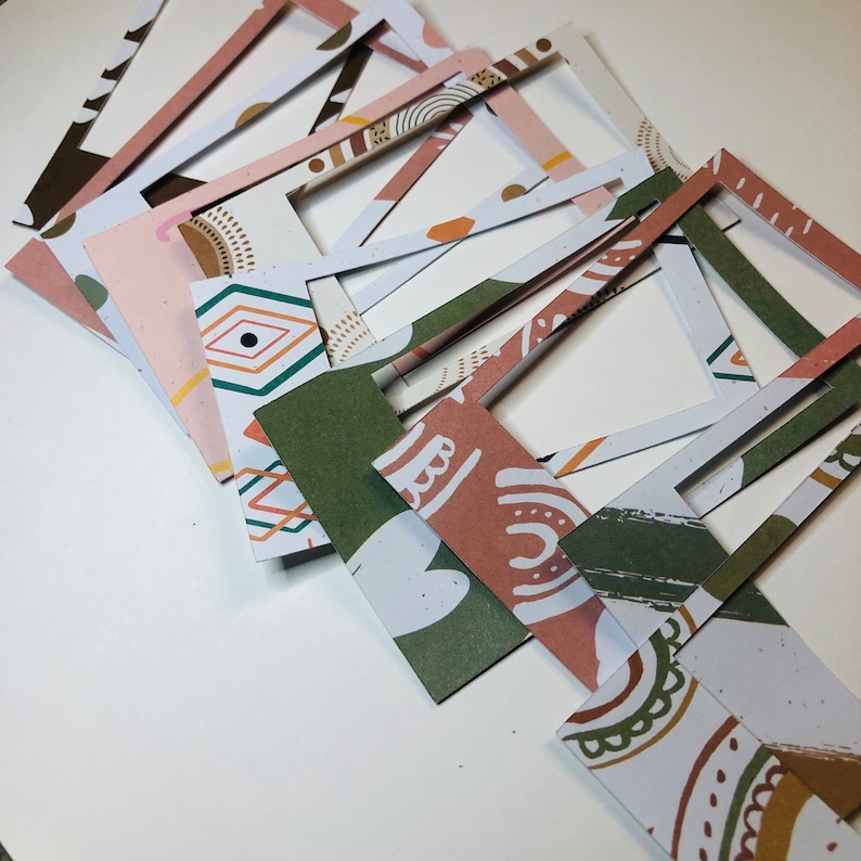 10pc Boho Pattern Polaroid Frame Cut Outs - Etsy