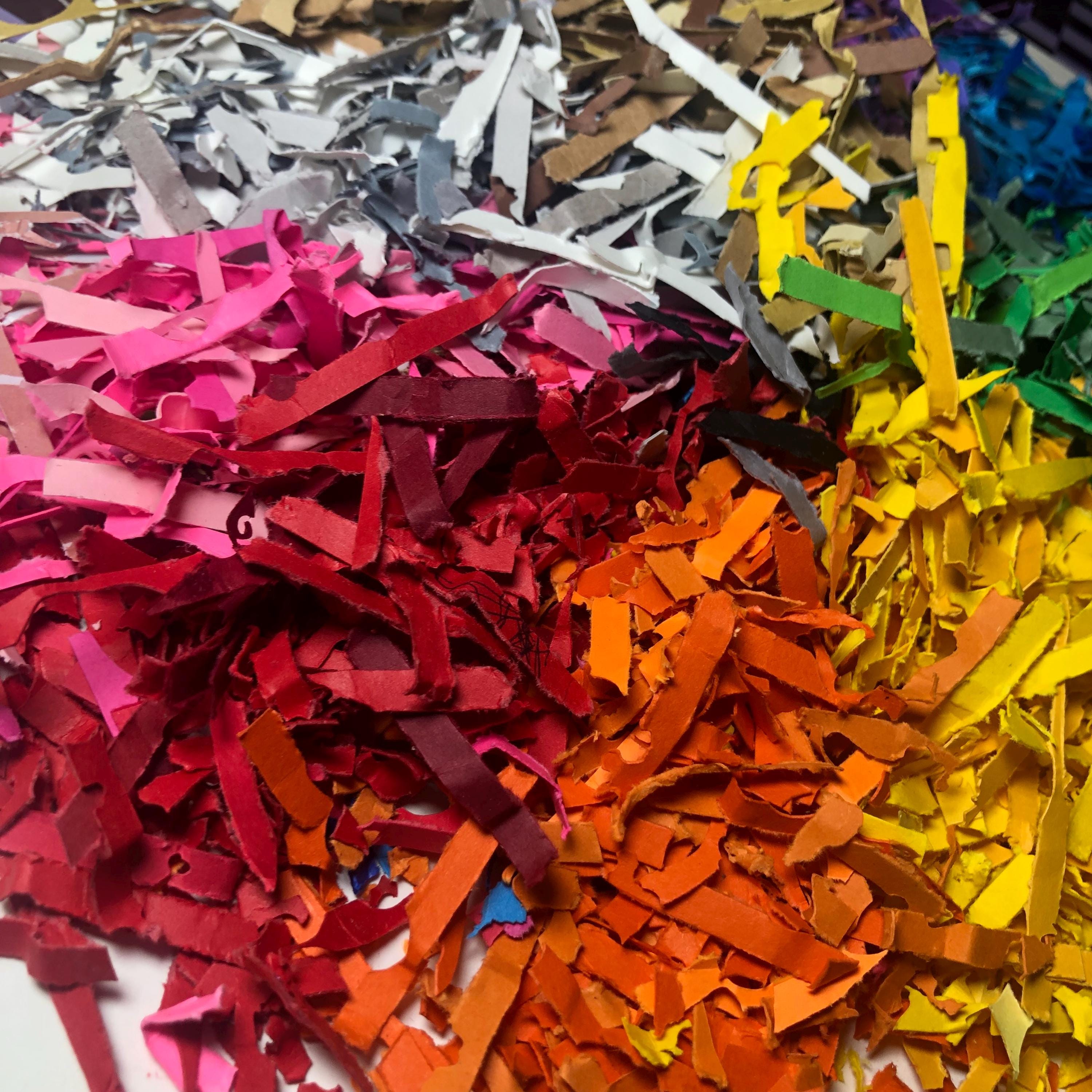 1oz Mixed Shredded Paper Filler - Etsy