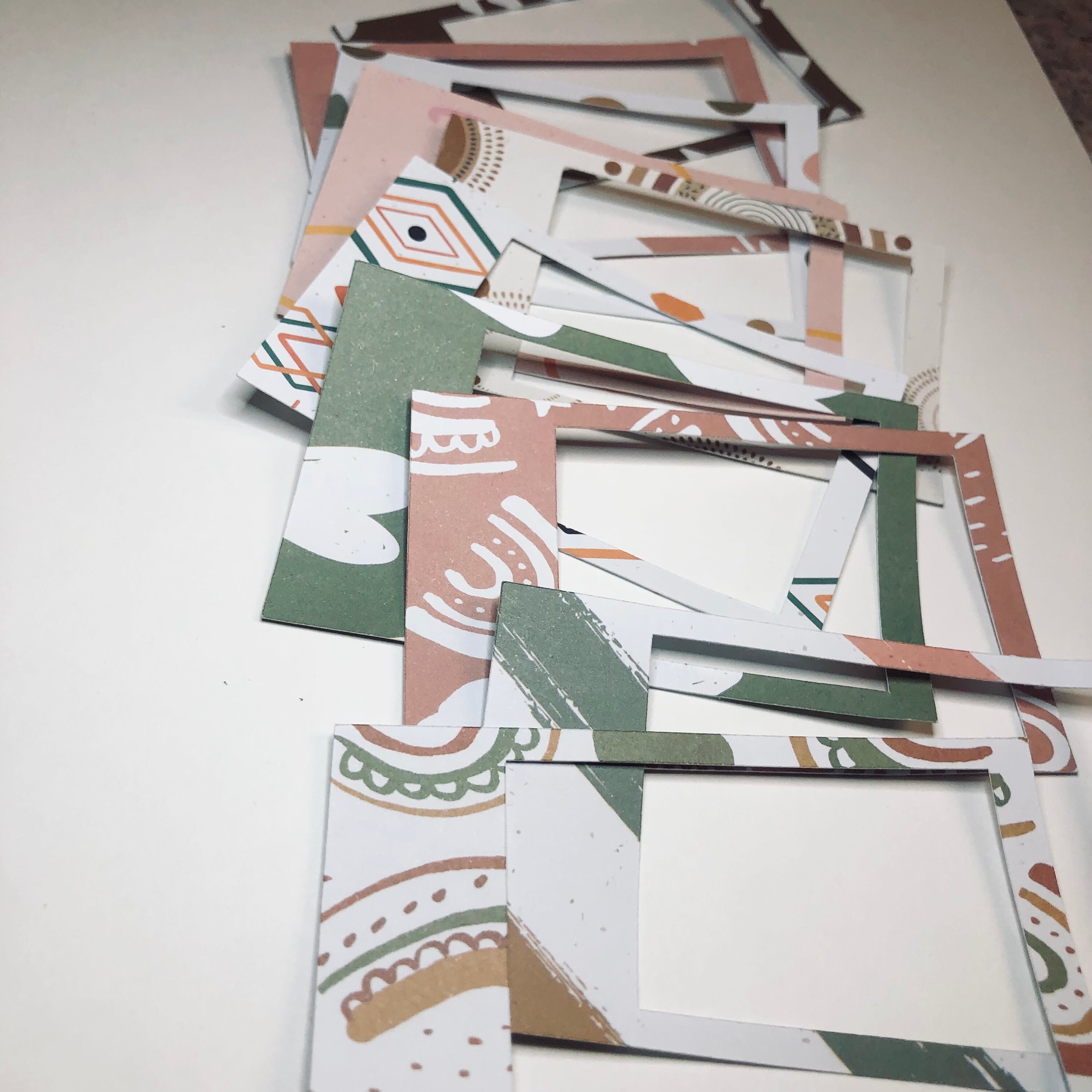 10pc Boho Pattern Polaroid Frame Cut Outs - Etsy