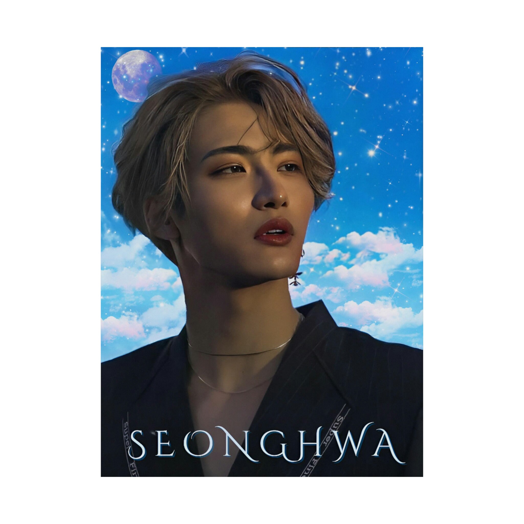 Aesthetic Seonghwa ATEEZ Poster - Etsy
