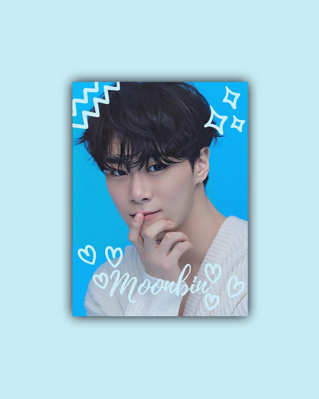 Blue Moonbin (ASTRO) Kpop Poster - Etsy