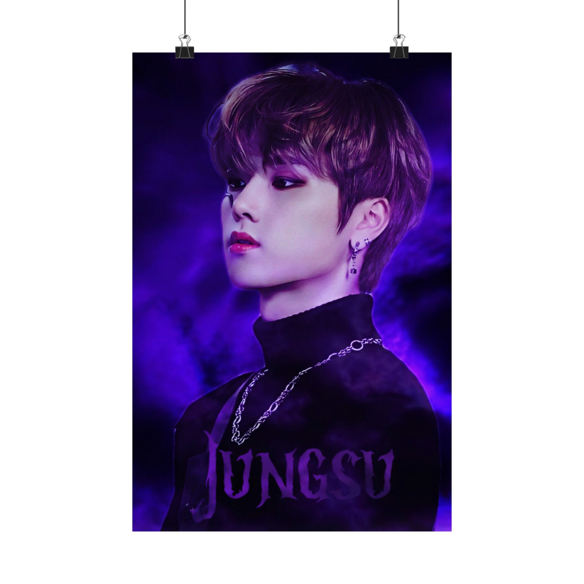 Purple Aesthetic Jungsu (xdinary Heroes) Poster - Etsy