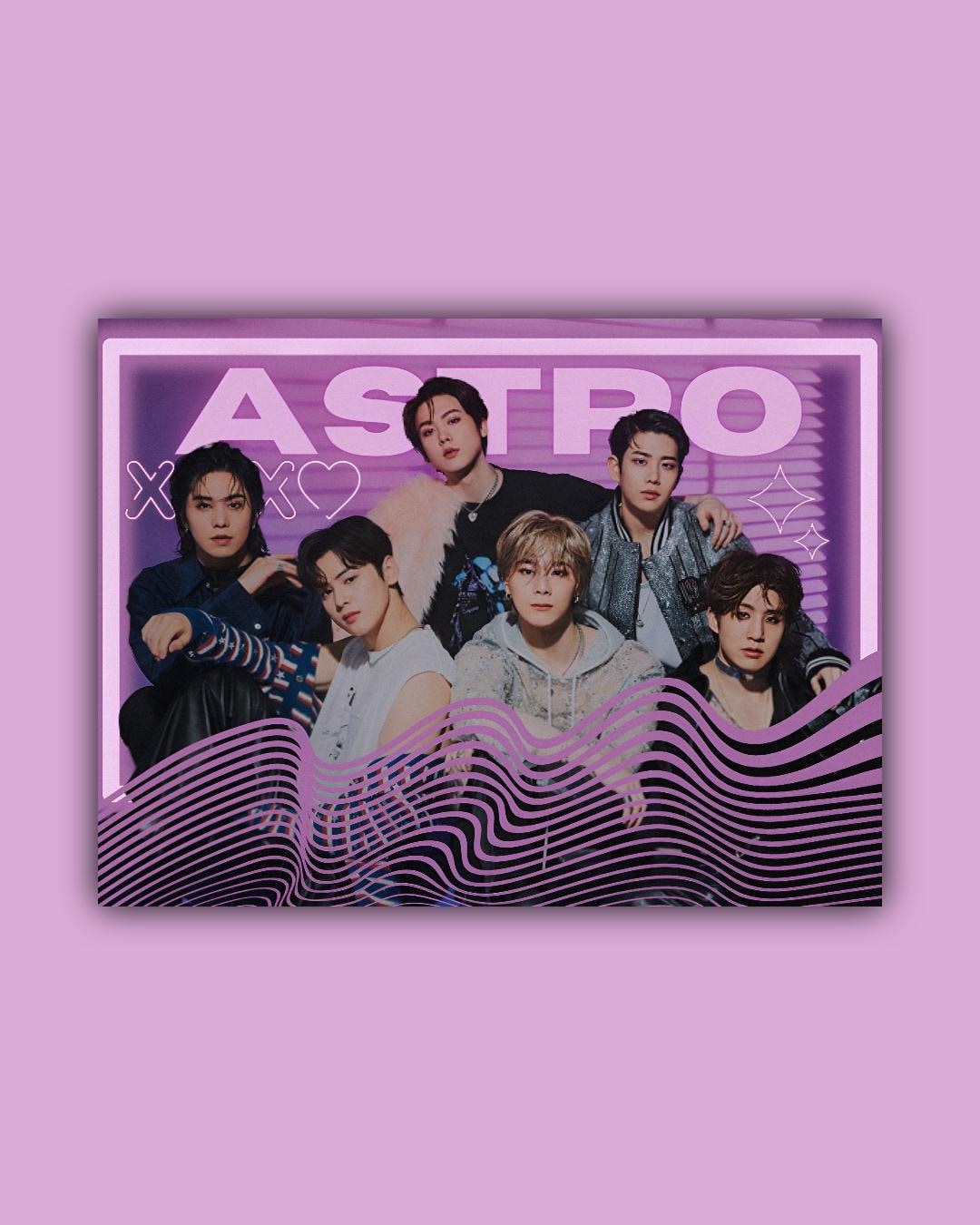 Purple OT6 ASTRO Poster - Etsy