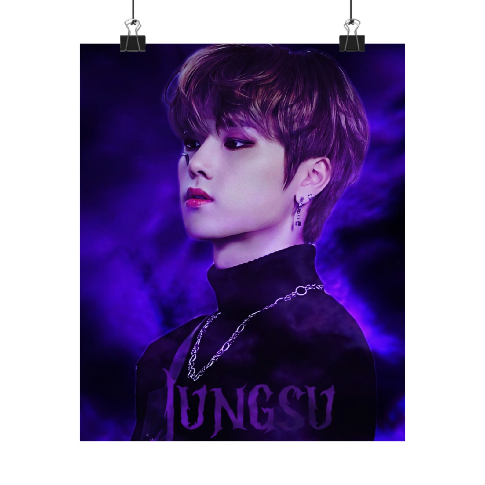 Purple Aesthetic Jungsu (xdinary Heroes) Poster - Etsy