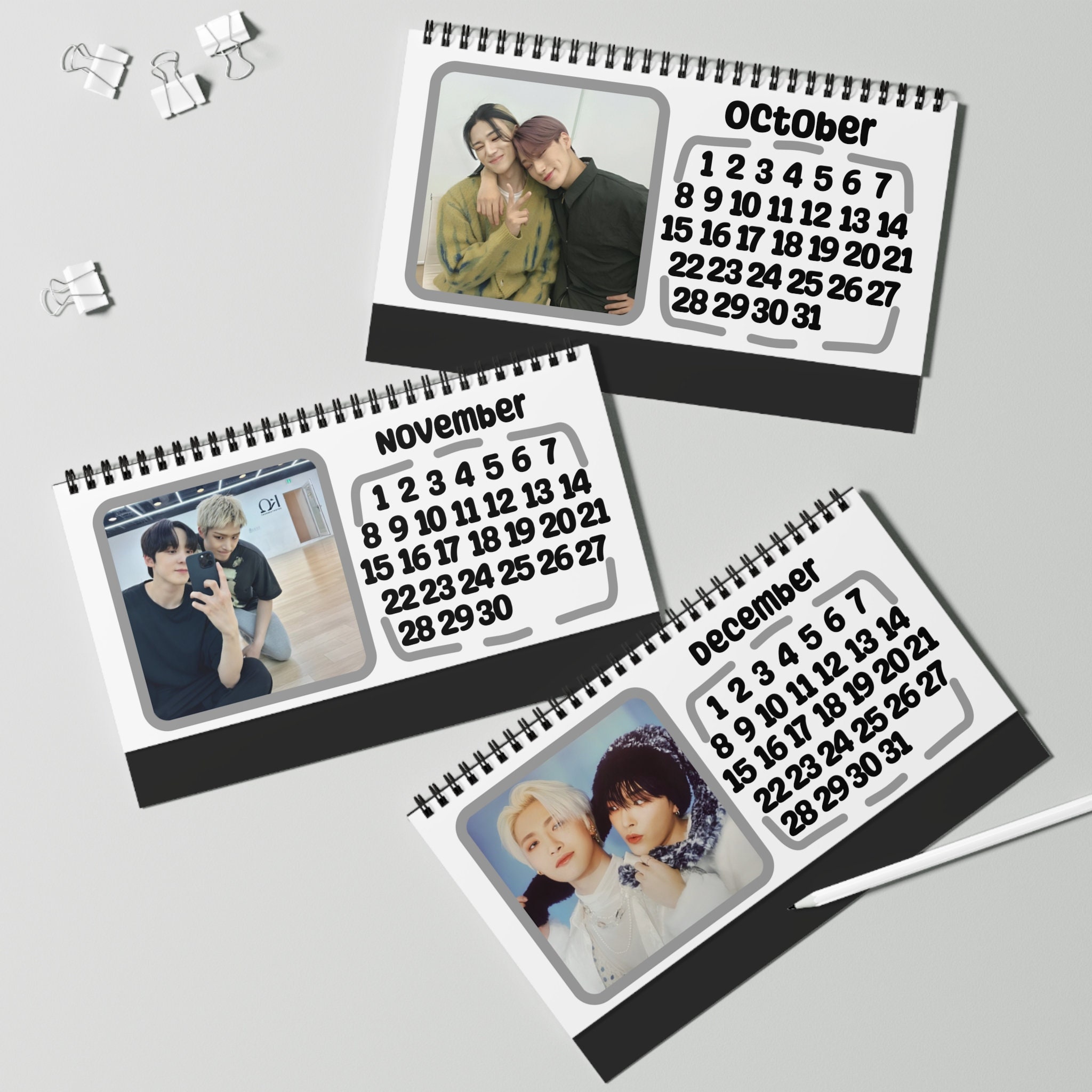 Cute ATEEZ Calendar - Etsy