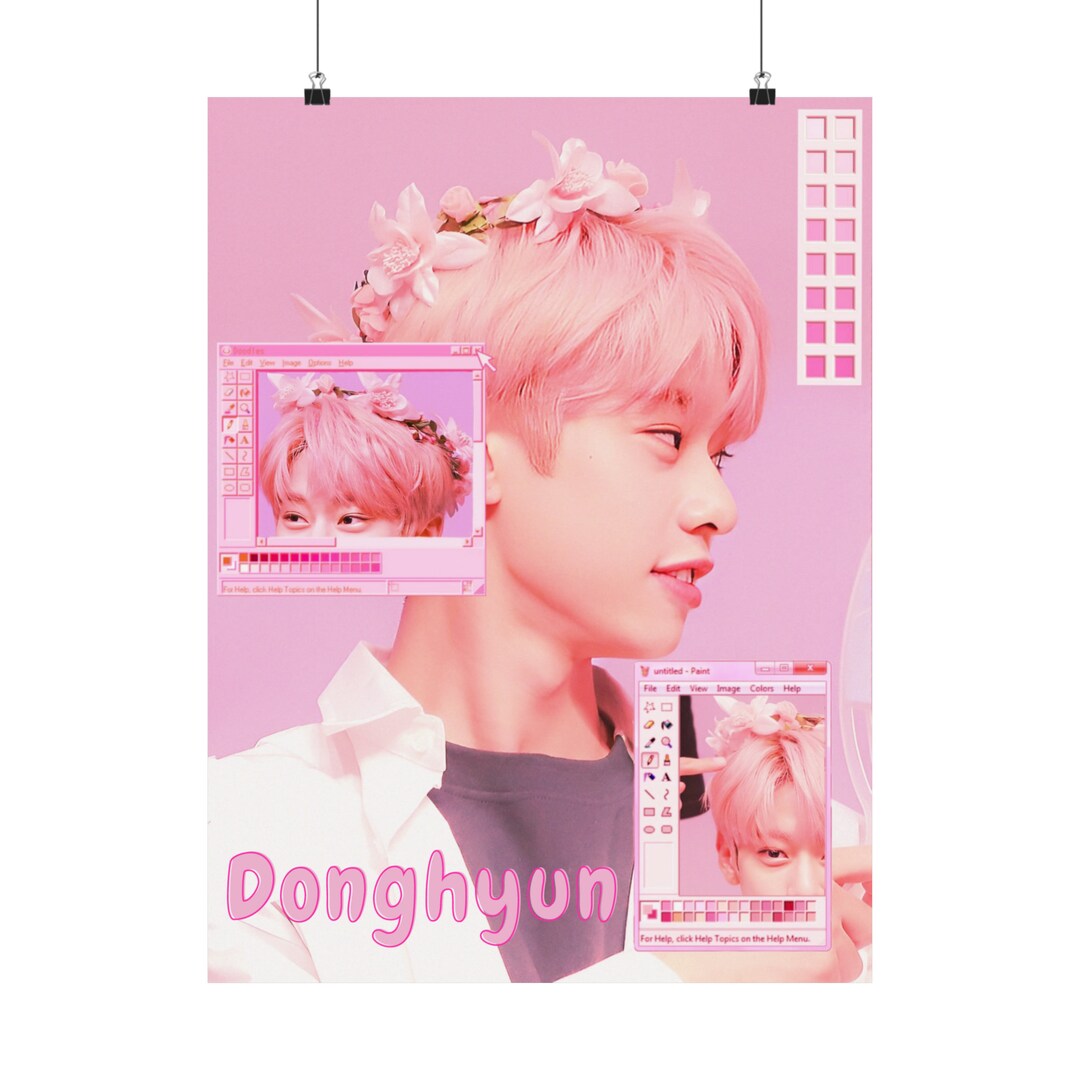 Pink Aesthetic Donghyun (AB6IX) Poster - Etsy