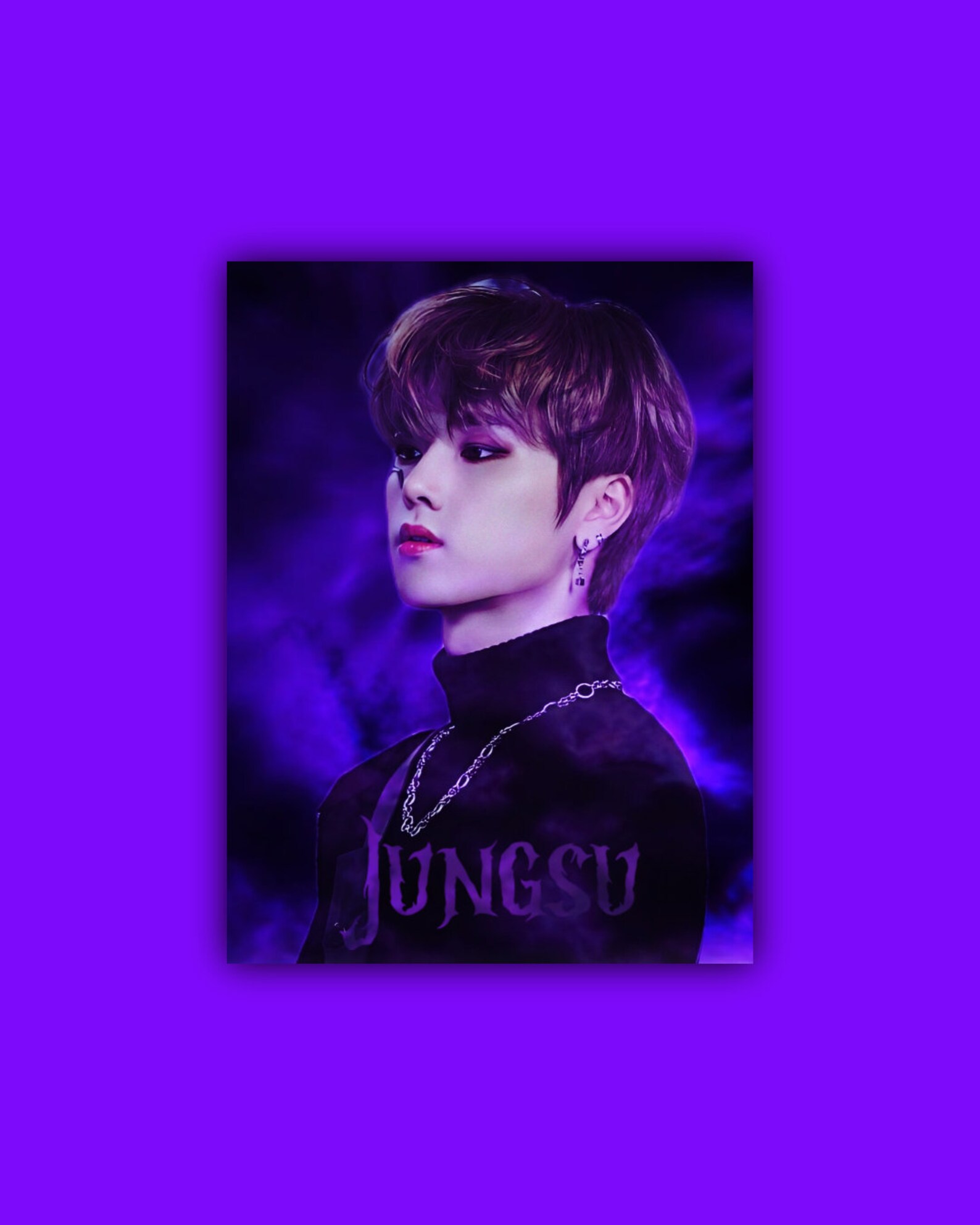 Purple Aesthetic Jungsu (xdinary Heroes) Poster - Etsy