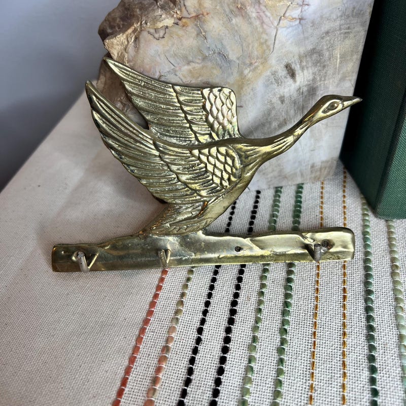 Vintage Goose Coat Rack - Etsy