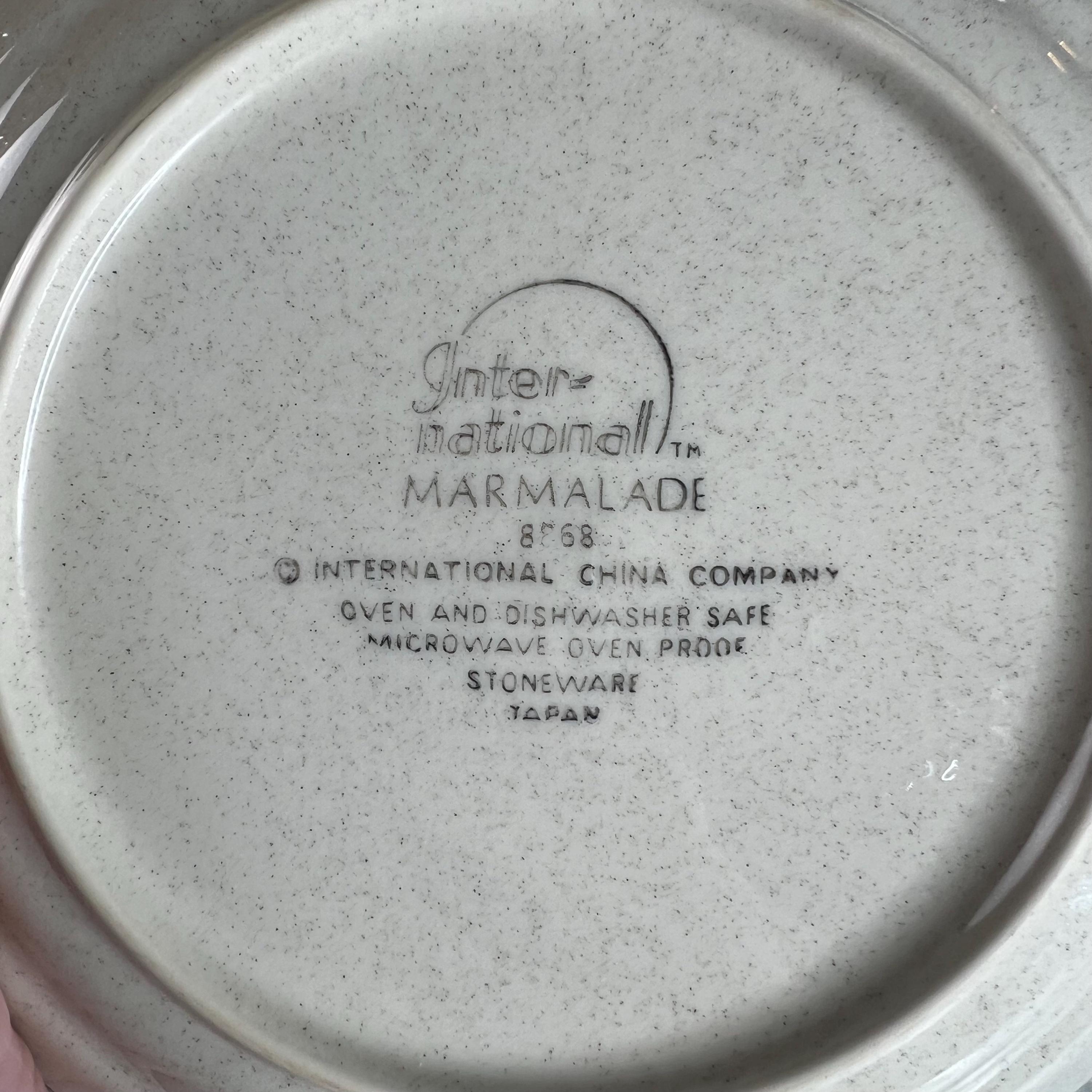 International Marmalade "marmalade Goose" Stoneware Japan Eight Dessert ...